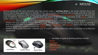 Input output devices | PPTX