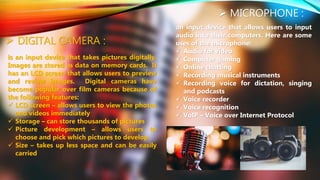 Input output devices | PPTX