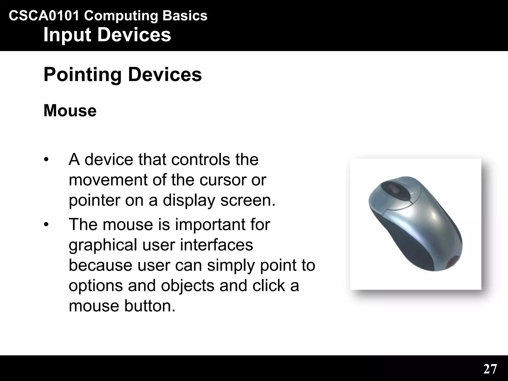 Input output devices | PPT