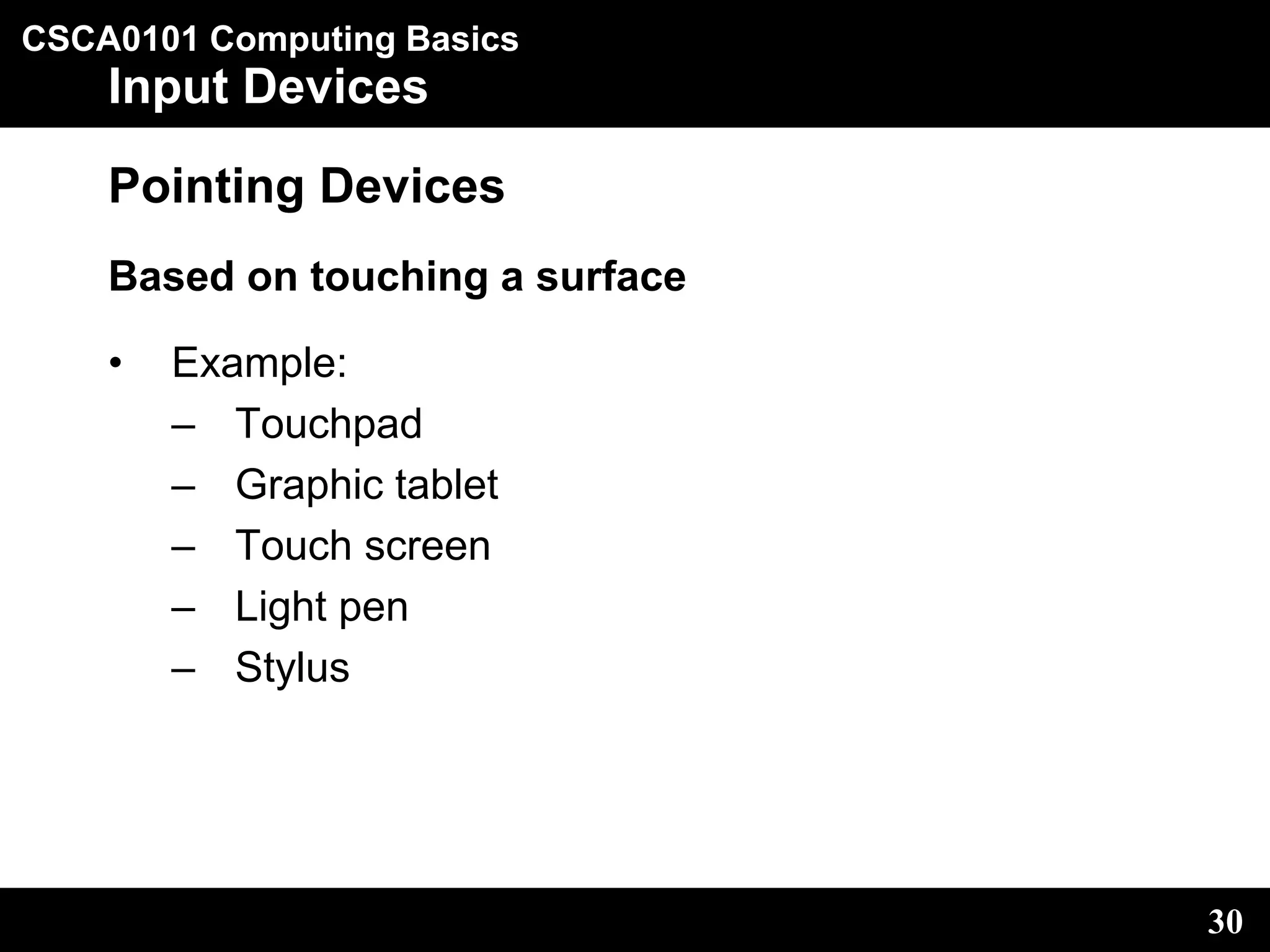 Input Output Devices Ppt