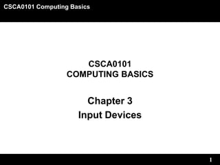 Input output devices | PPT