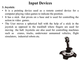Computer system Input and Output Devices | PPT