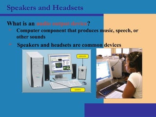 input devices and output devices description | PPT