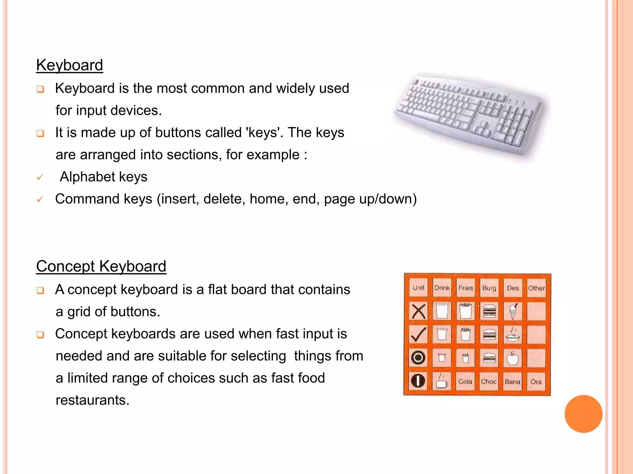 Input & output devices 1122 | PPTX | Computer Peripherals | Computing