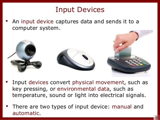Input & output devices