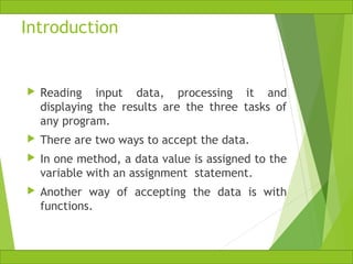 CPU INPUT OUTPUT | PPT