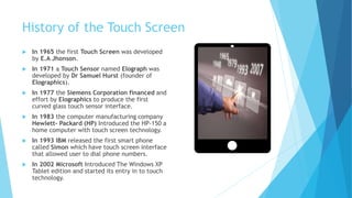 TouchScreen | PPTX