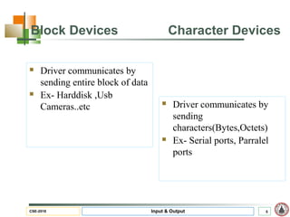 Input output hardware of operating system | PPT