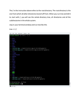 linux file sysytem& input and output | DOCX | Operating Systems | Computer Software and Applications
