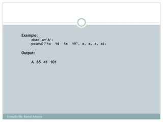 Input Output Management In C Programming | PPTX