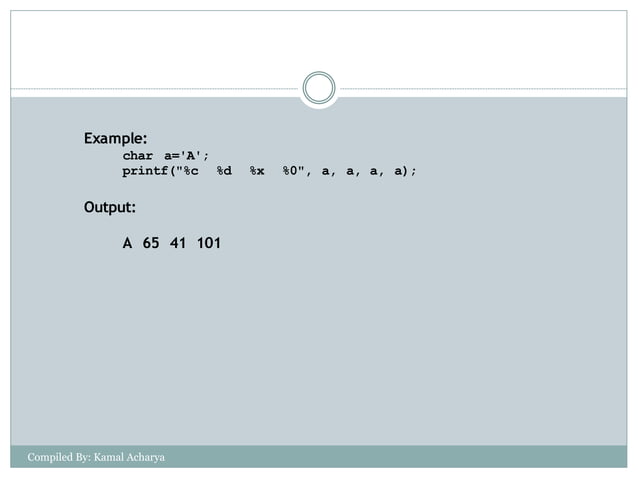 Input Output Management In C Programming | PPTX
