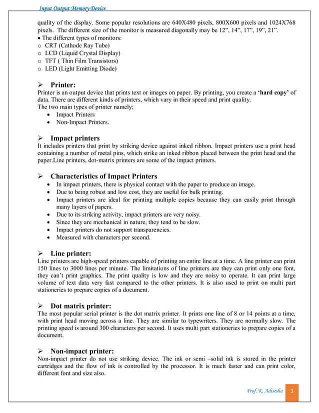 Input Output Memory Device Pdf 6569