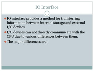inputoutputorganization-140722085906-phpapp01.pptx