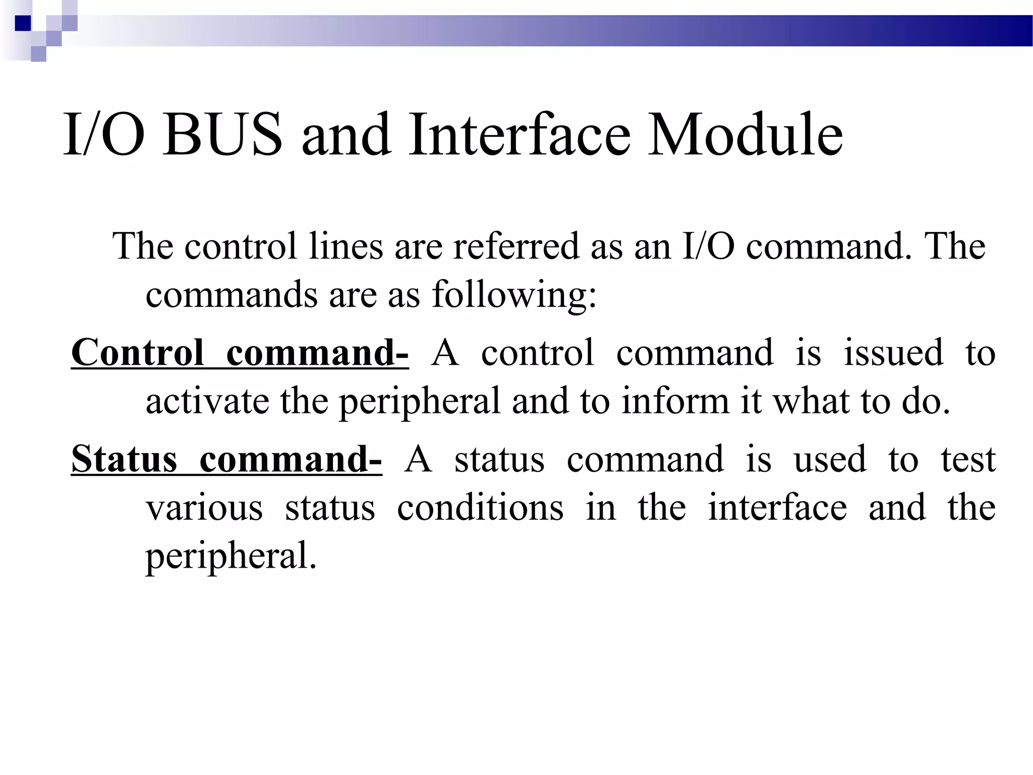 Input output organization | PPT