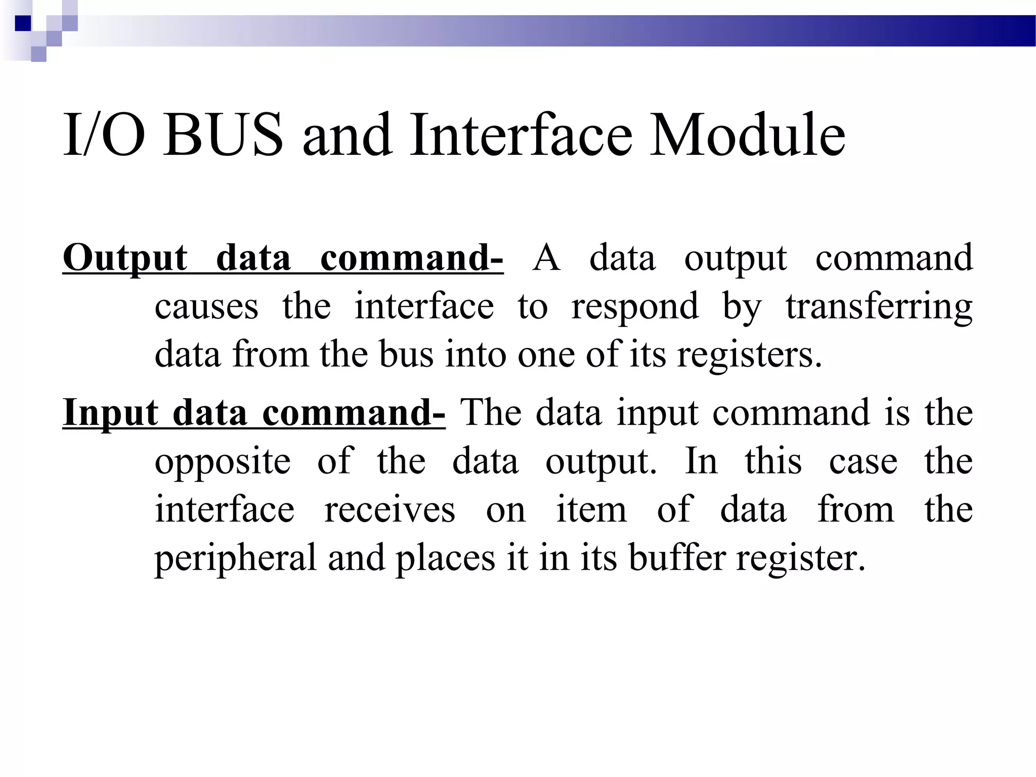 Input output organization | PPT