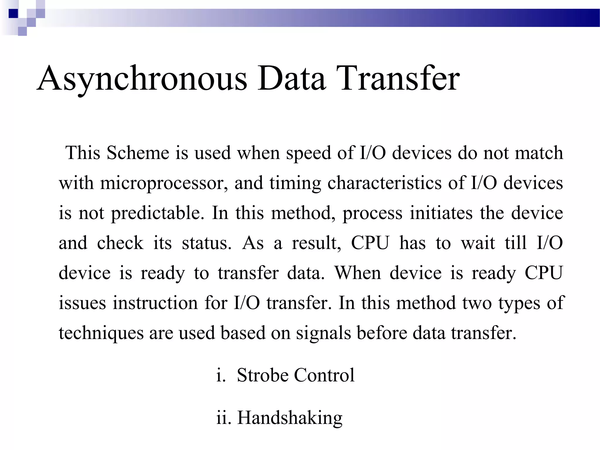 Input output organization | PPT