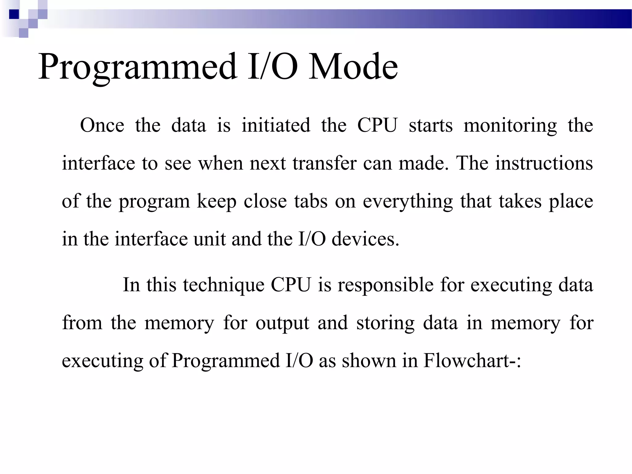 Input output organization | PPT
