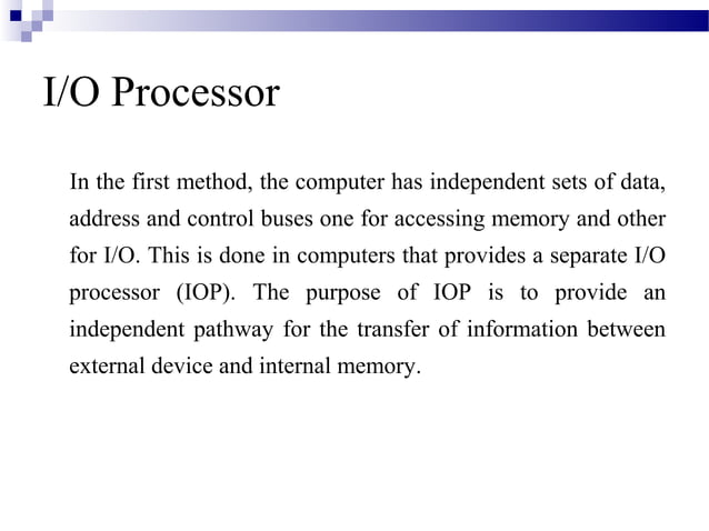 Input output organization | PPT