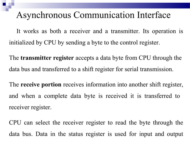 Input output organization | PPT