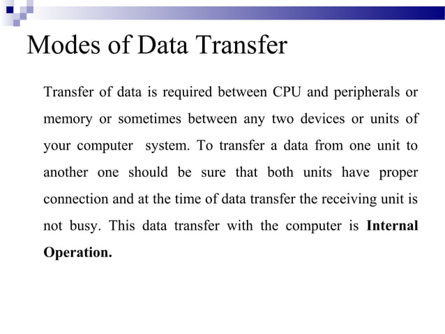 Input output organization | PPT