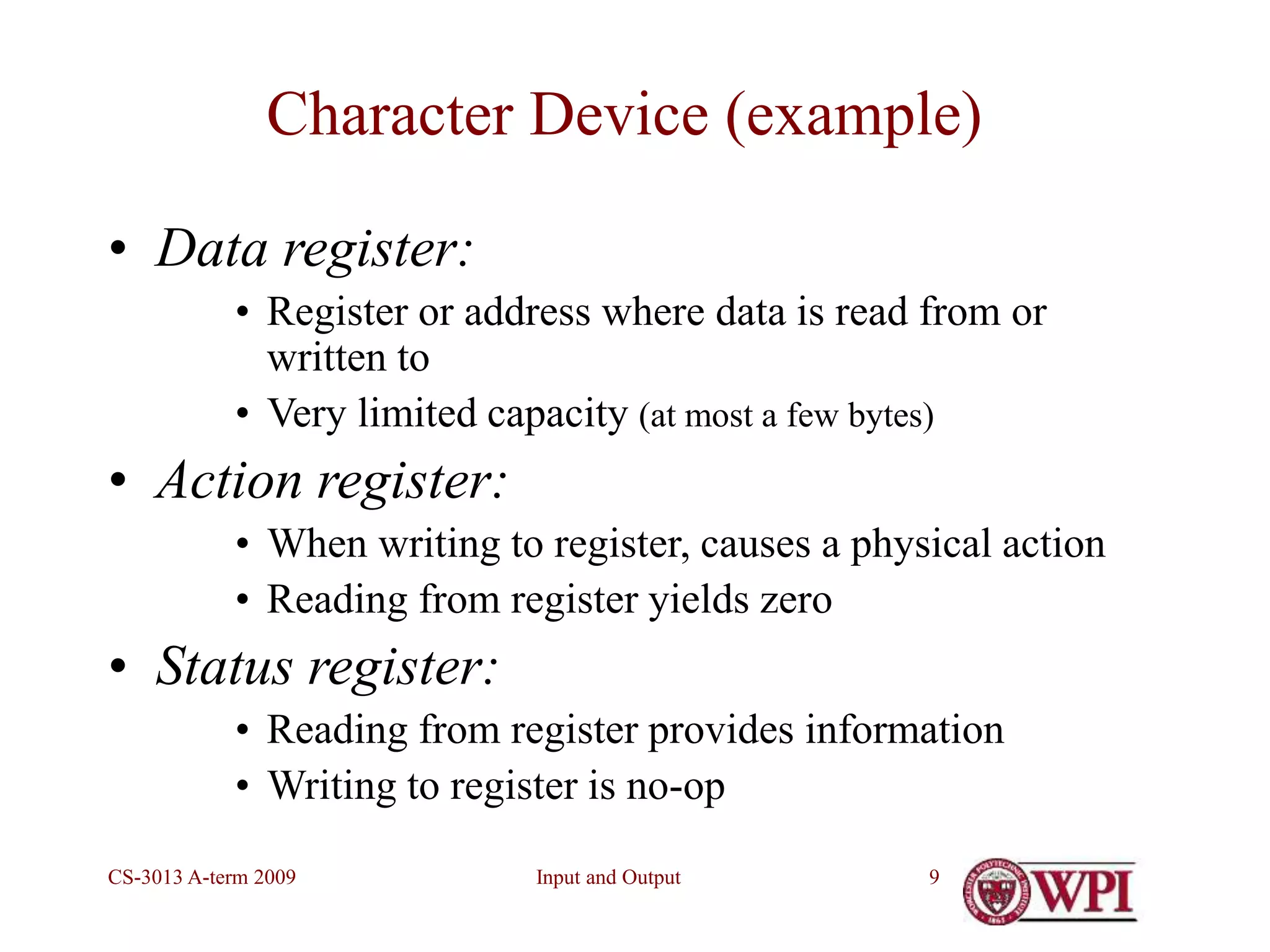 Input Output Overview.ppt