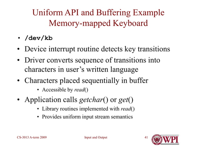 Input Output Overview.ppt