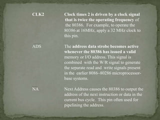 I/O system in intel 80386 microcomputer architecture | PPT