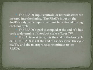 I/O system in intel 80386 microcomputer architecture | PPT
