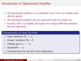 Operational Amplifier | PPT