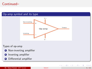Operational Amplifier | PPT