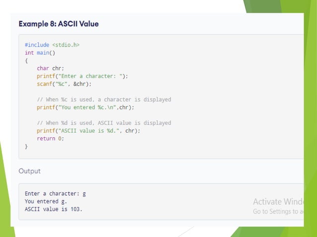 Input Output Statement Ppt 0119