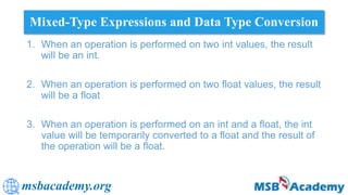 Input processing and output in Python | PPTX