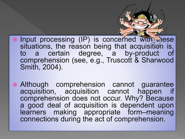 Input processing in adult sla | PPTX