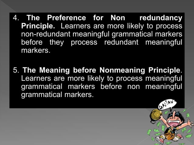 Input processing in adult sla | PPTX