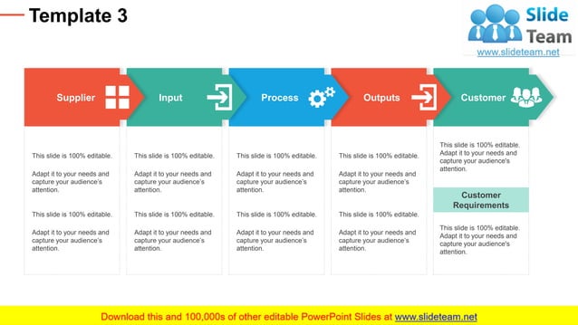 Input Process Output Cycle PowerPoint Presentation Slides