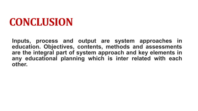 Input process output in teaching learning system.pptx | Professional ...