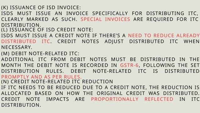 Amendments in Input Service Distributor, Budget 2024.pptx | Business ...