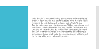 Input Service Distributor (ISD) under GST: Brief Guide | PPTX