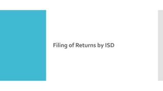 Input Service Distributor (ISD) under GST: Brief Guide | PPTX