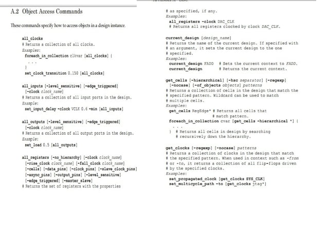 Inputs of physical design | ODP