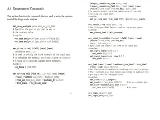 Inputs of physical design | ODP