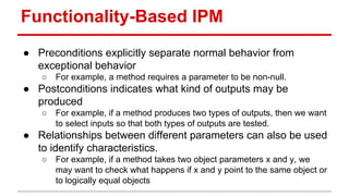 Input Space Partitioning | PDF