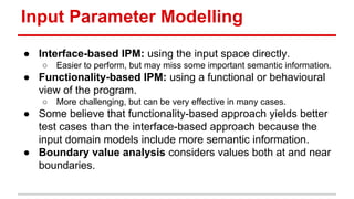 Input Space Partitioning | PDF