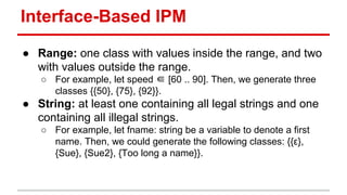 Input Space Partitioning | PDF