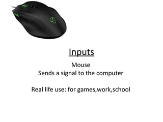 Inputs, process and outputs | PPT