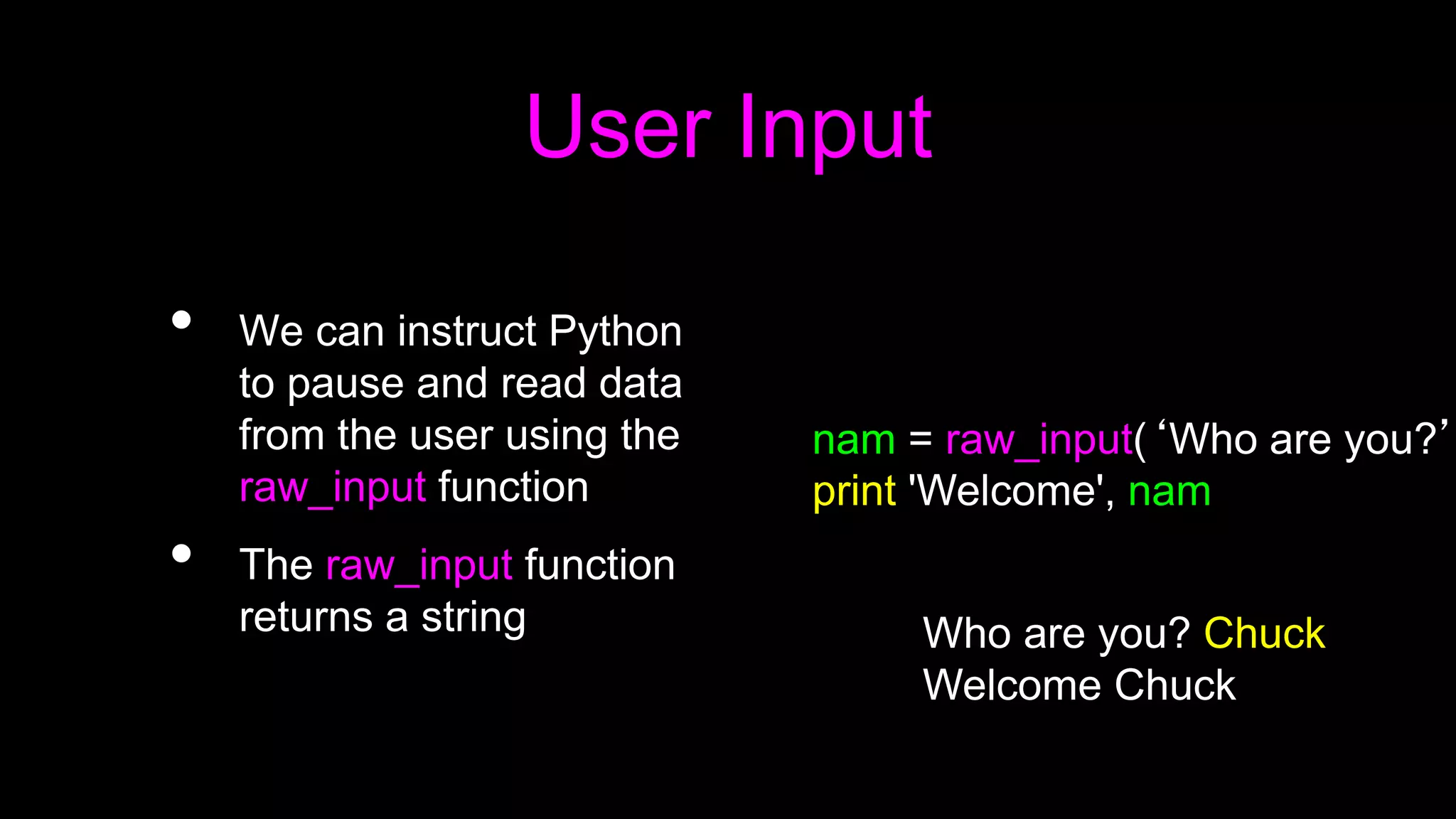 Input Statementppt Free Download