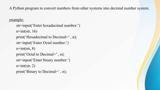 The Input Statement in Core Python .pptx