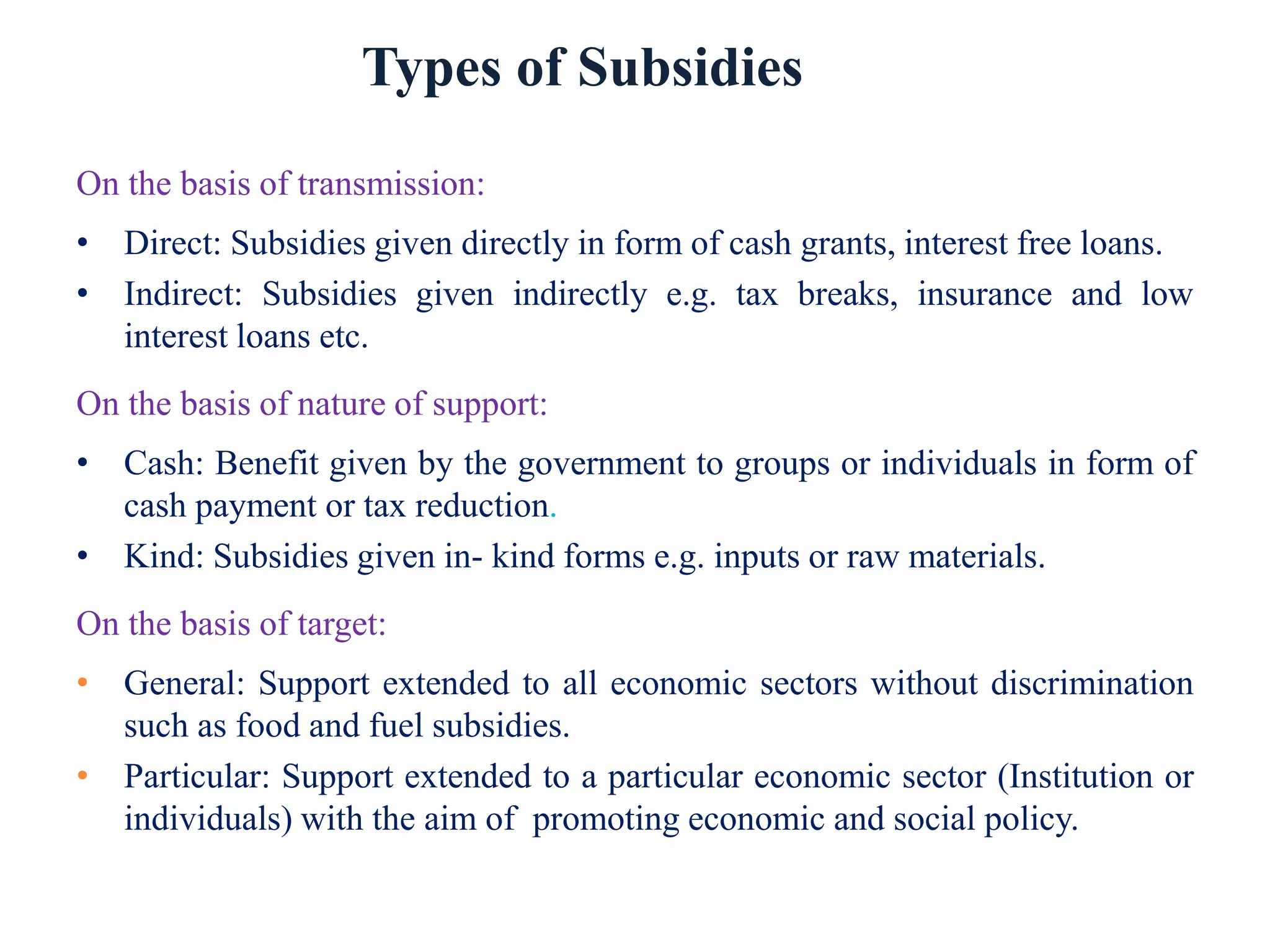 Input subsidies vs farm machinary | PPTX