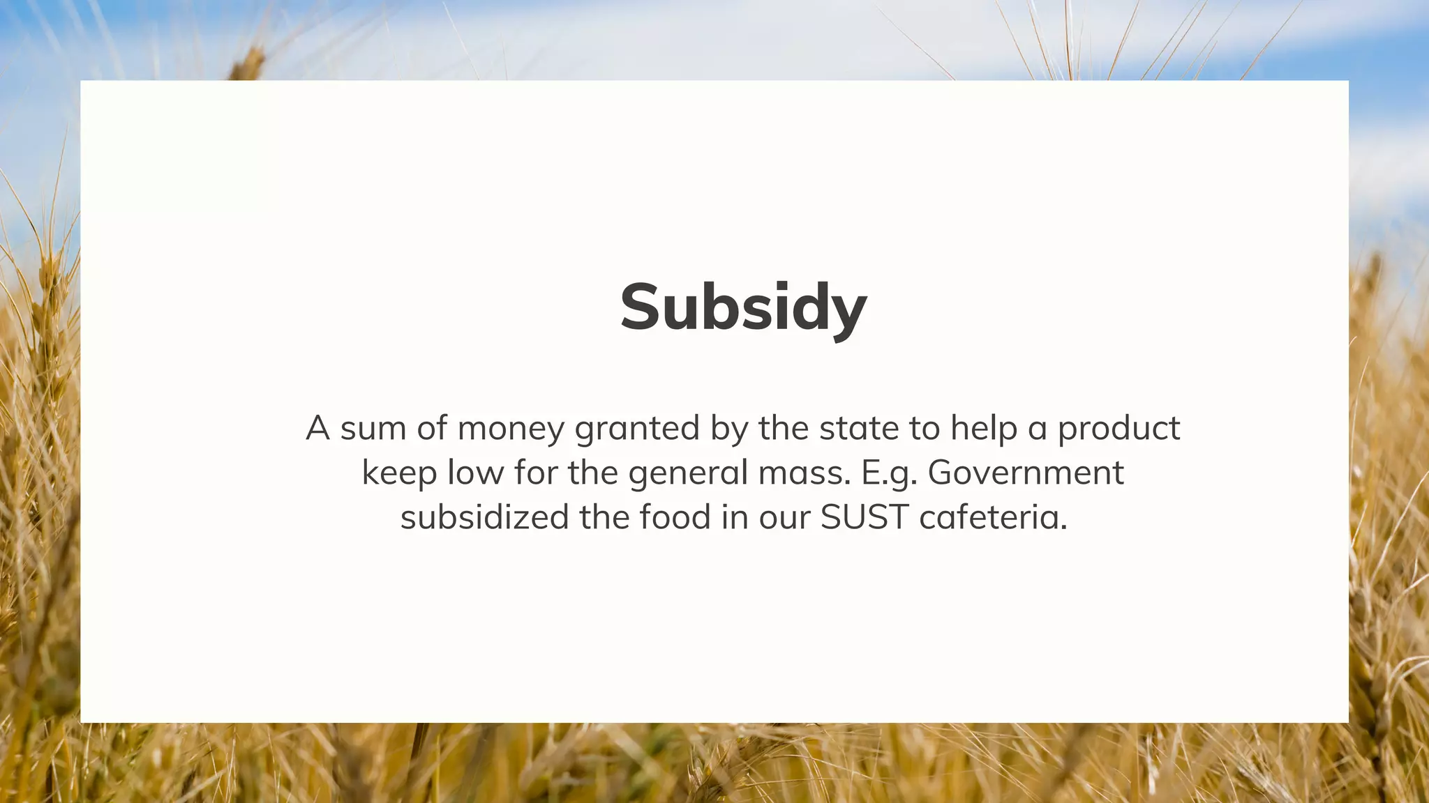 Input subsidy | PDF