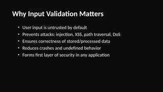 Input Validation and Regex Secure .pptx